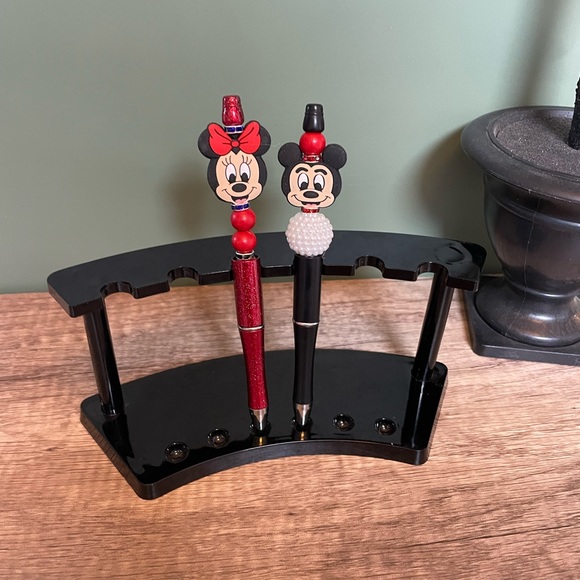 Hand Crafted | Holiday | Beaded Pen Silicone Focal Disney Inspired ...